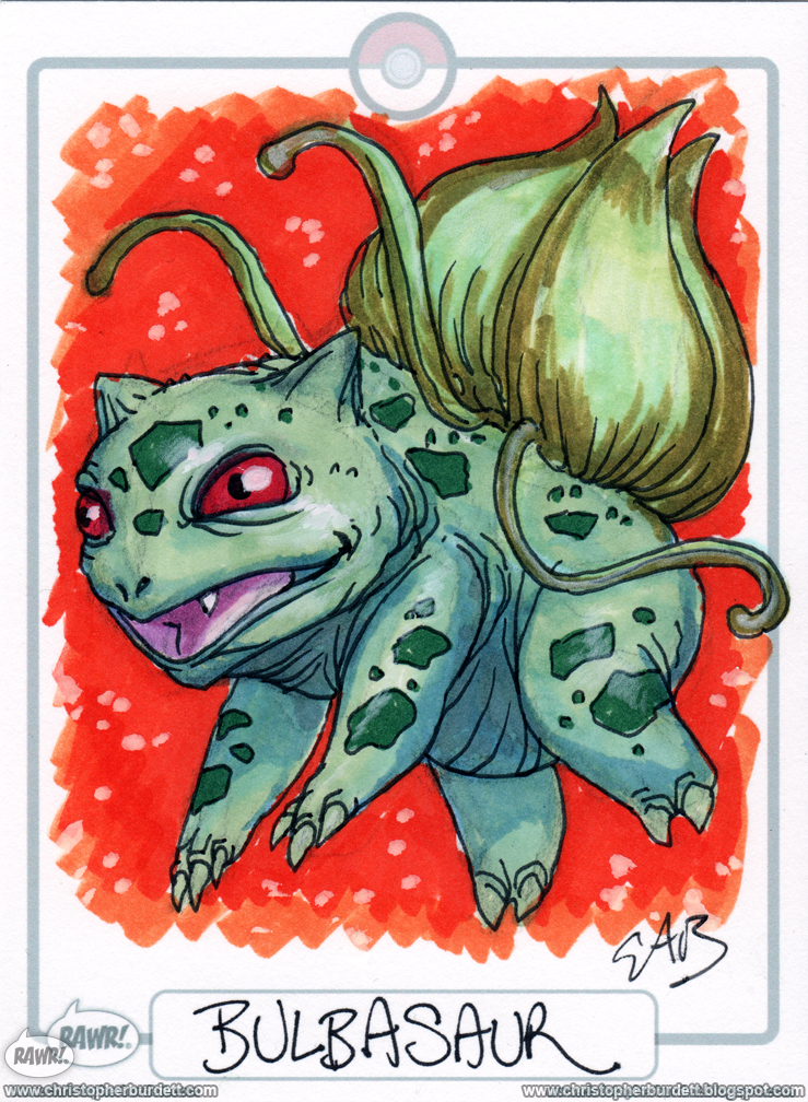 Realistic Bulbasaur Drawing