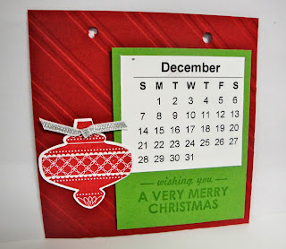 Stamp with Susie: My December Calendar page.....