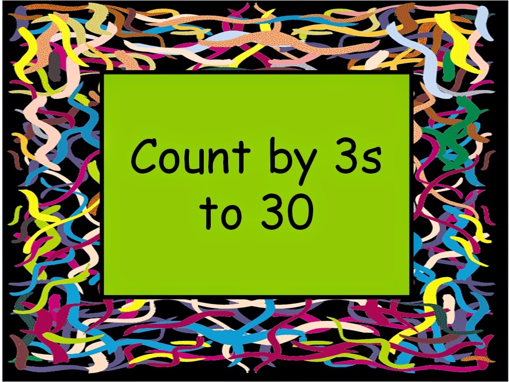 Student Survive 2 Thrive: Skip Count by 3s to 30 Math Flash Cards