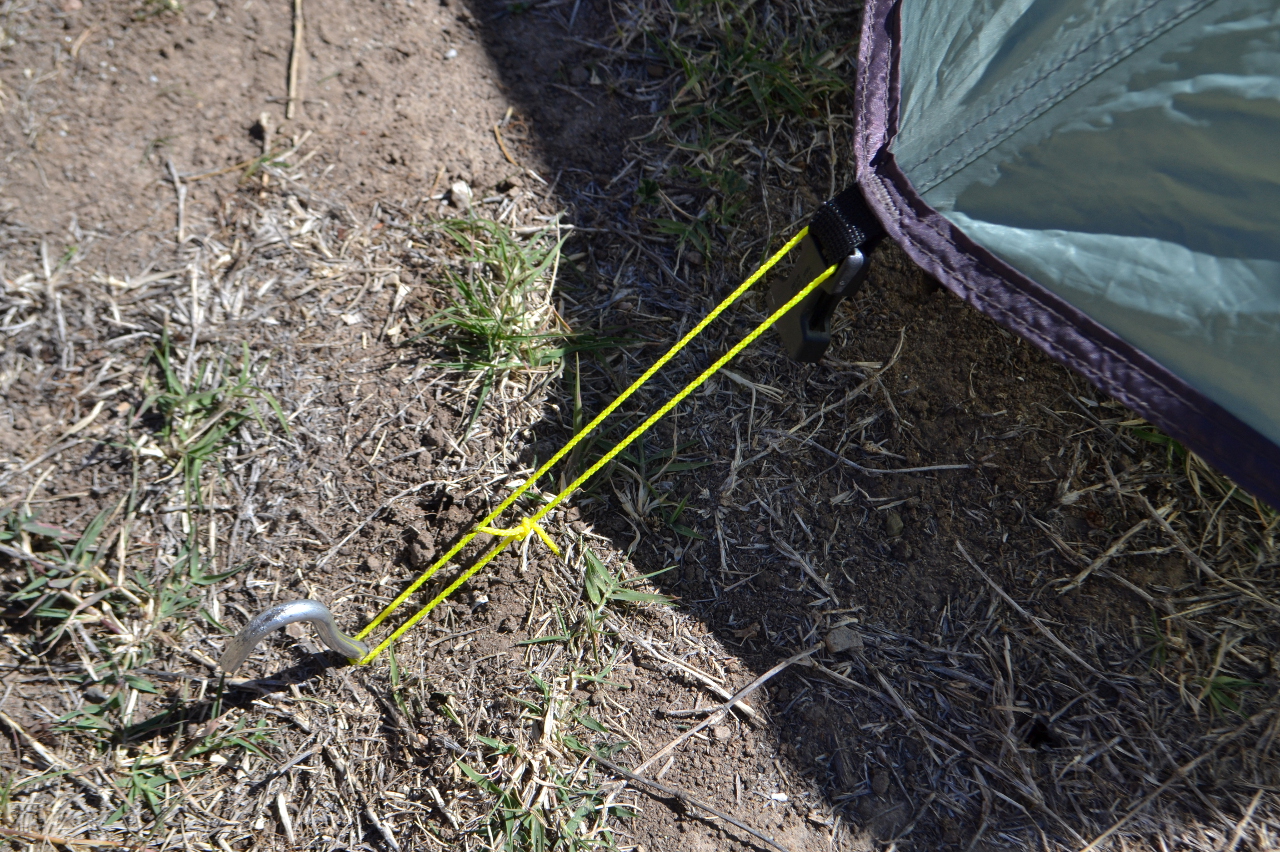 MYOG: tent free tent setup