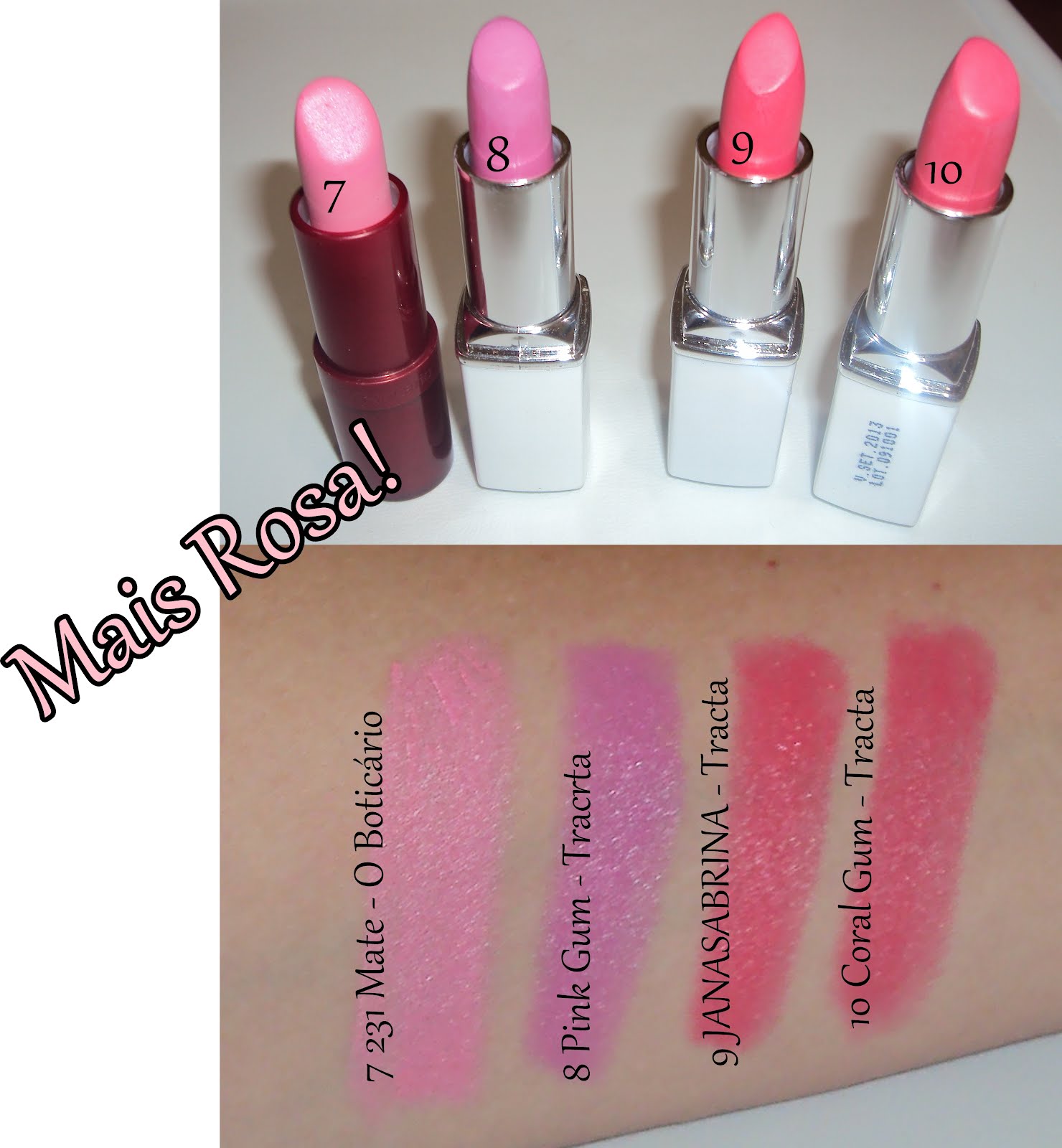 Pele Pêssego: Batom Rosa!