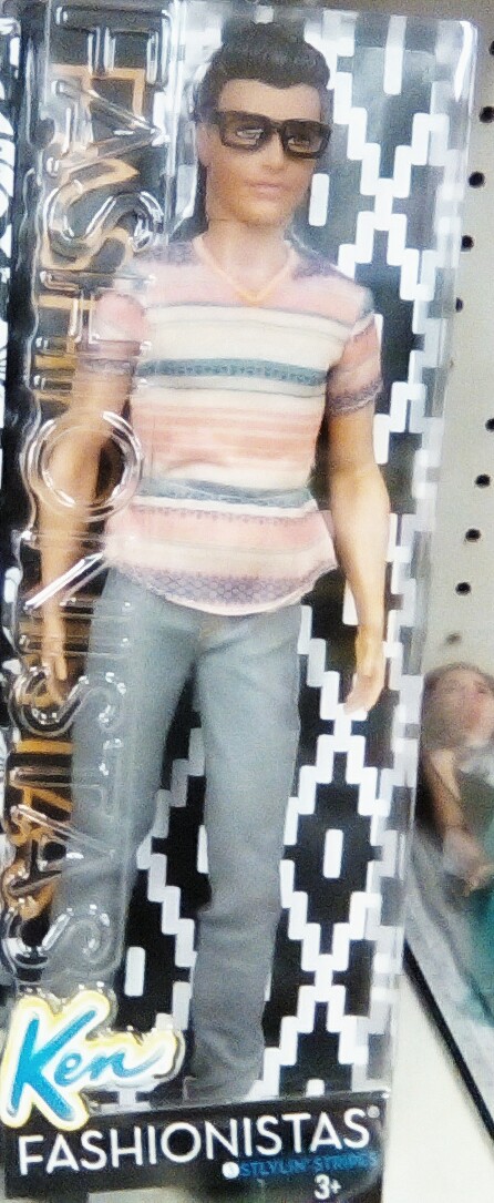 I-Luv-Dolls: Fashionista Ken #3 Styling Stripes! Hispanic Ken?