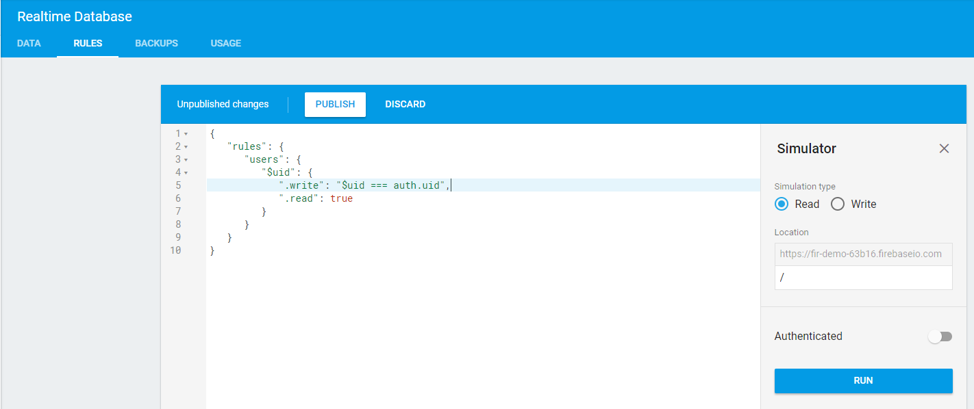 How To Implements Security in Firebase?