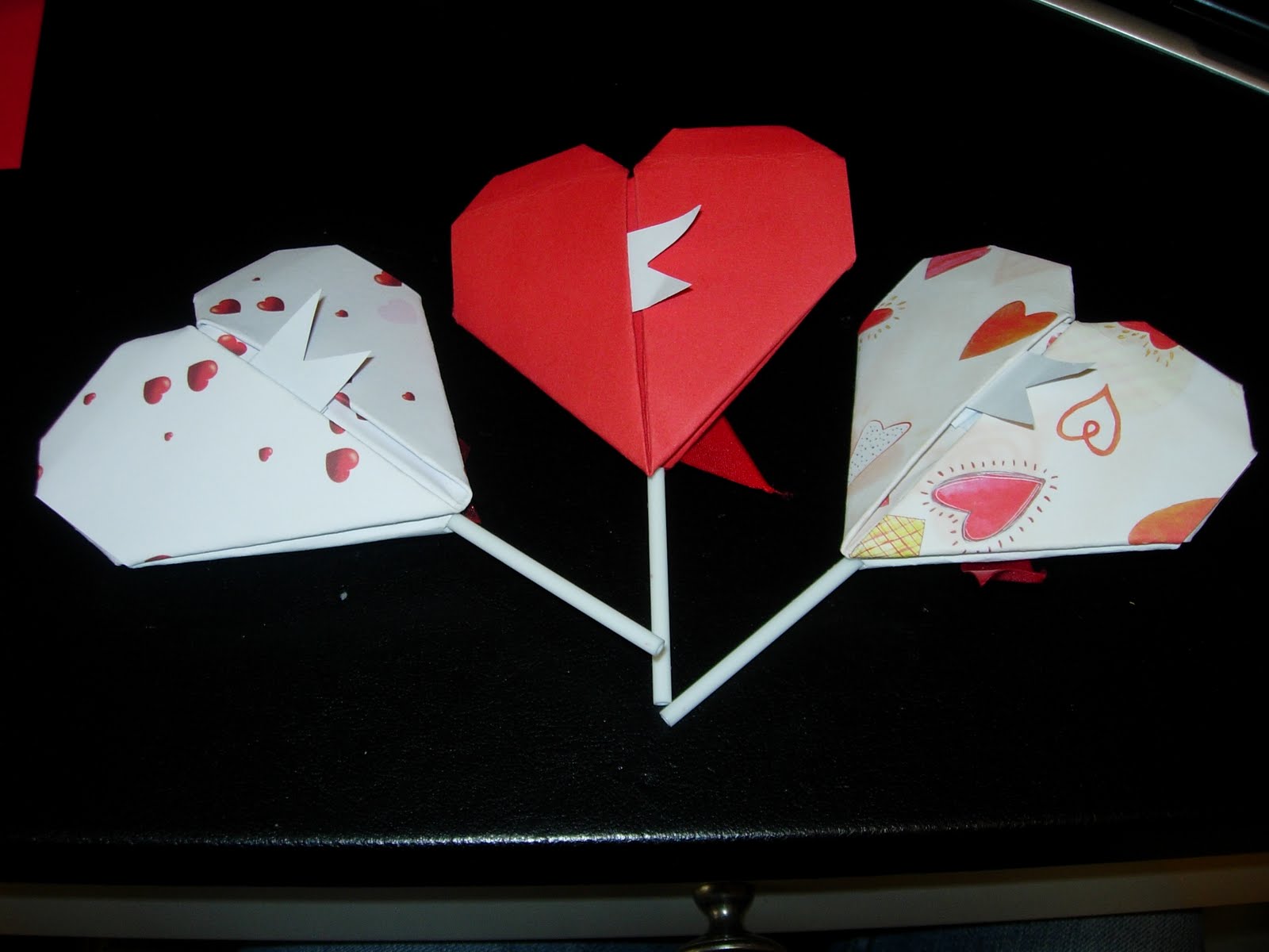 Papelitos de fresa: Corazones de papel