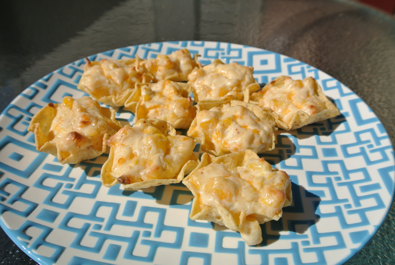 Cheese and Corn Tostido Appetizer | Reddy Or Knot