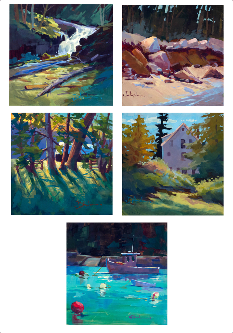 Darrell Anderson's Paintings, Marker Drawings and Prints: 2018