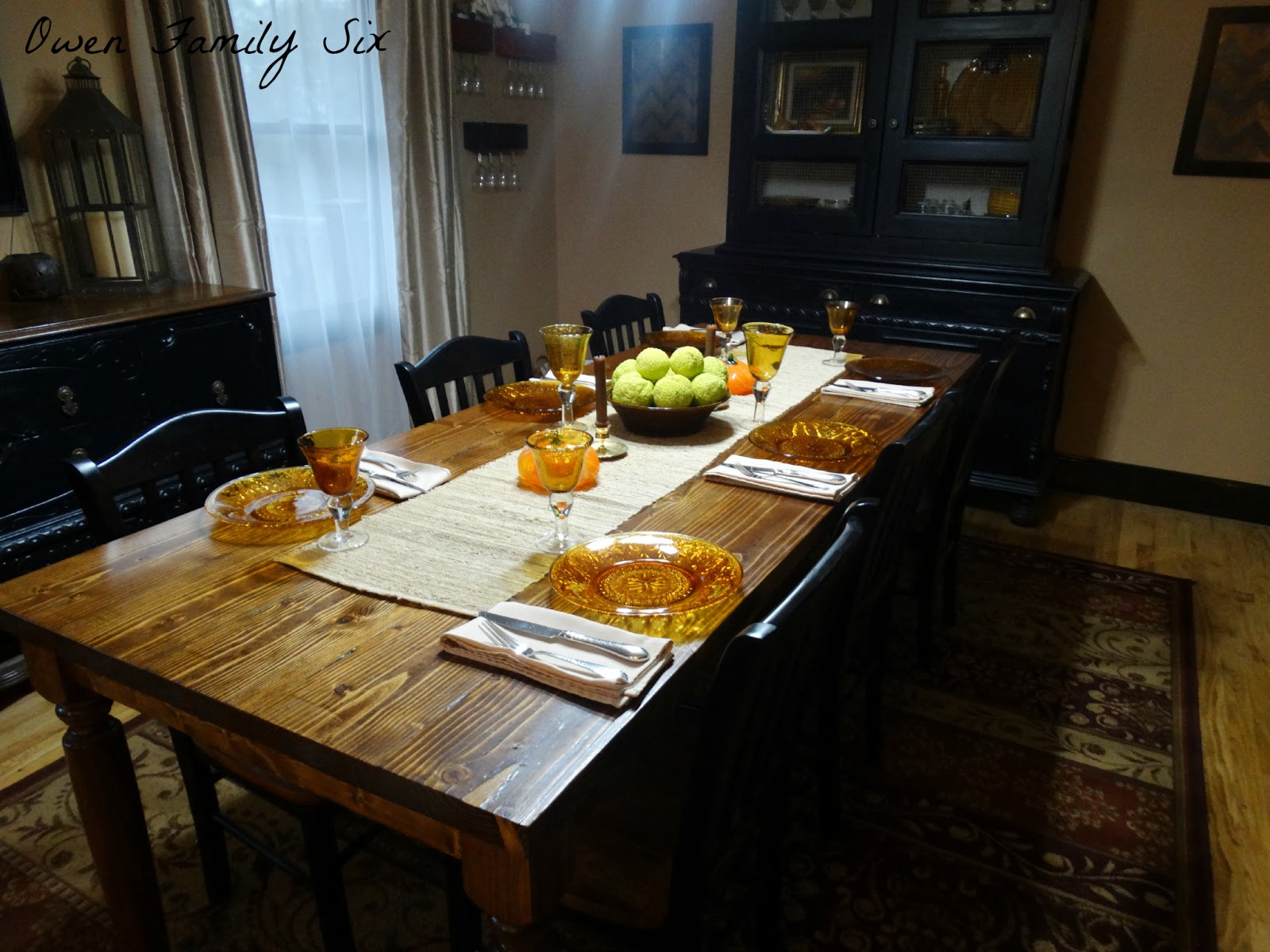 Owen Family Six: DIY Rustic Table