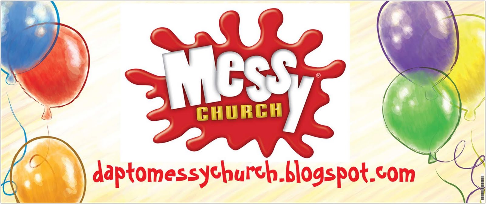 Messy Church @ Dapto Uniting: Messy Church banners have arrived!
