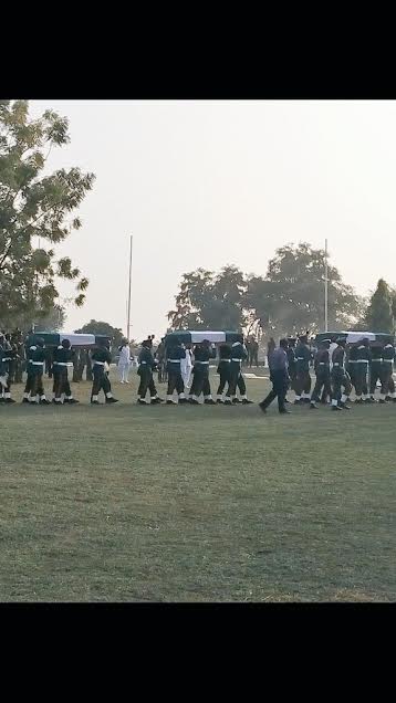 More sad photos from the funeral of the fallen heroes