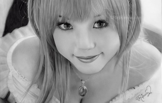 Some of the Realistic Portraits Crafted with Pencil - Make Up Artist