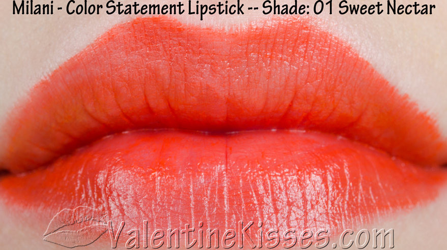 Valentine Kisses: Milani Color Statement Lipstick for Oranges & Reds ...