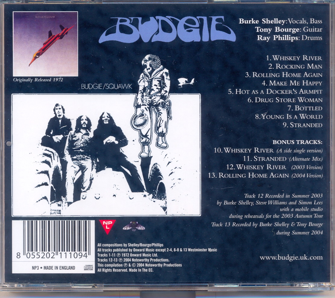 Budgie - Squawk-Remastered - Plus 4 Bonus Tracks-FLAC