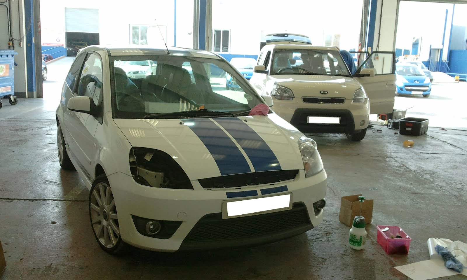 The Green I Signs Blog: Ford Fiesta ST stripes supplied & fitted by ...