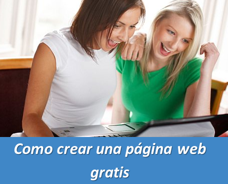 Como crear una página web gratis