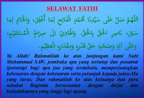 Selawat Fatih - Digital Dakwah