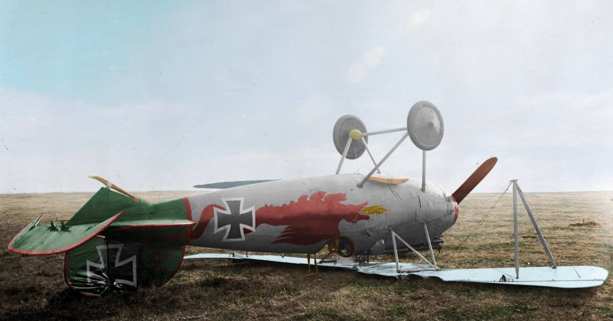 daily timewaster: Jasta 5’s Albatros D.V 2065_17, shown after losing a ...