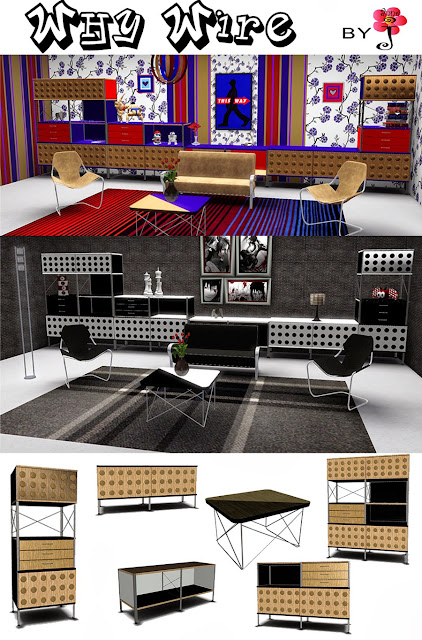 Sims must have: Why Wire Set of shelving units