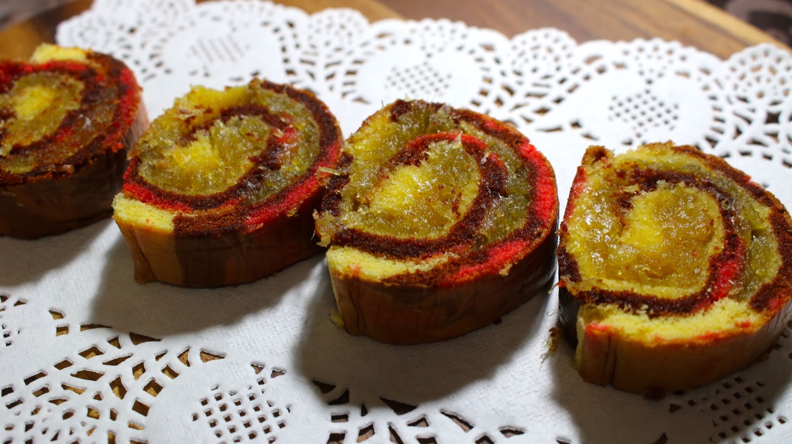 DAPUR KOTA SINGA: KEK ROLL NENAS