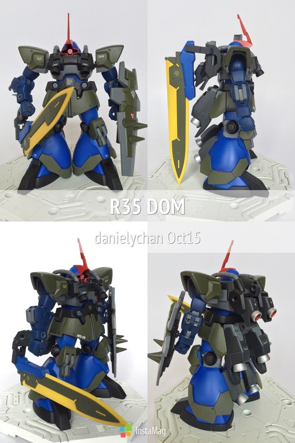Custom Build: HGBF 1/144 Dom R35 + GN Sword III - Gundam Kits ...