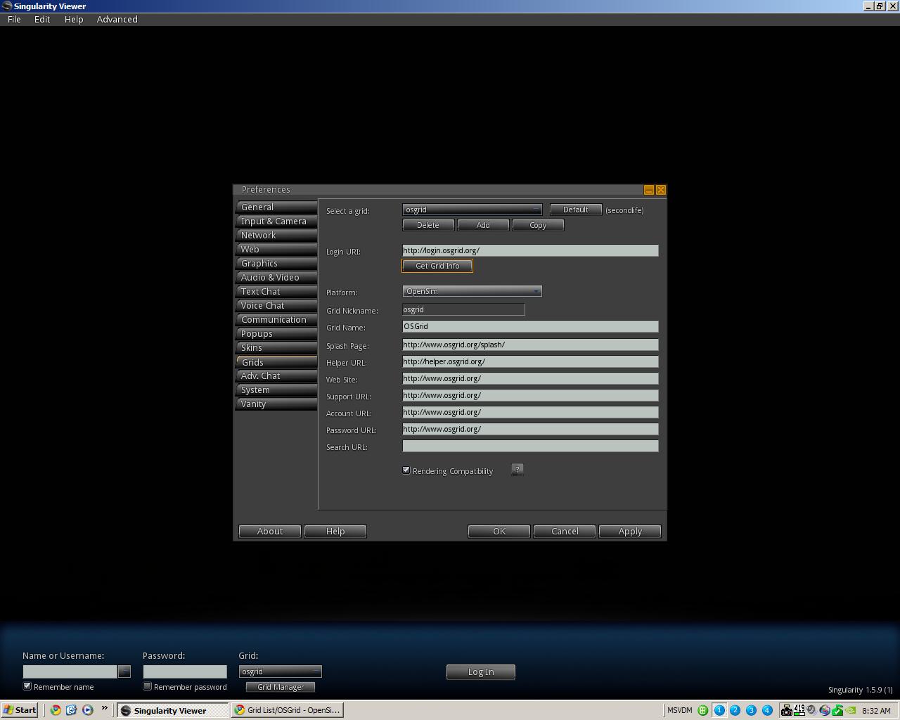 The Virtual World Technologist: Open Sim ~ OSgrid "How To Log In For ...