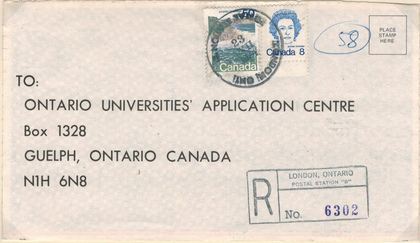 Postal History Corner: Domestic Registration Fees : 1967 - 1989