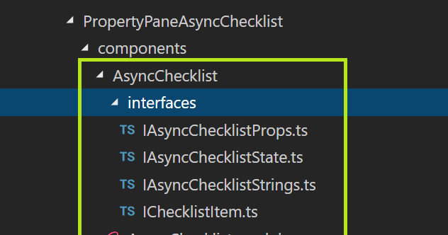 Explaining SpFx samples: Explaining PropertyPaneAsyncChecklist
