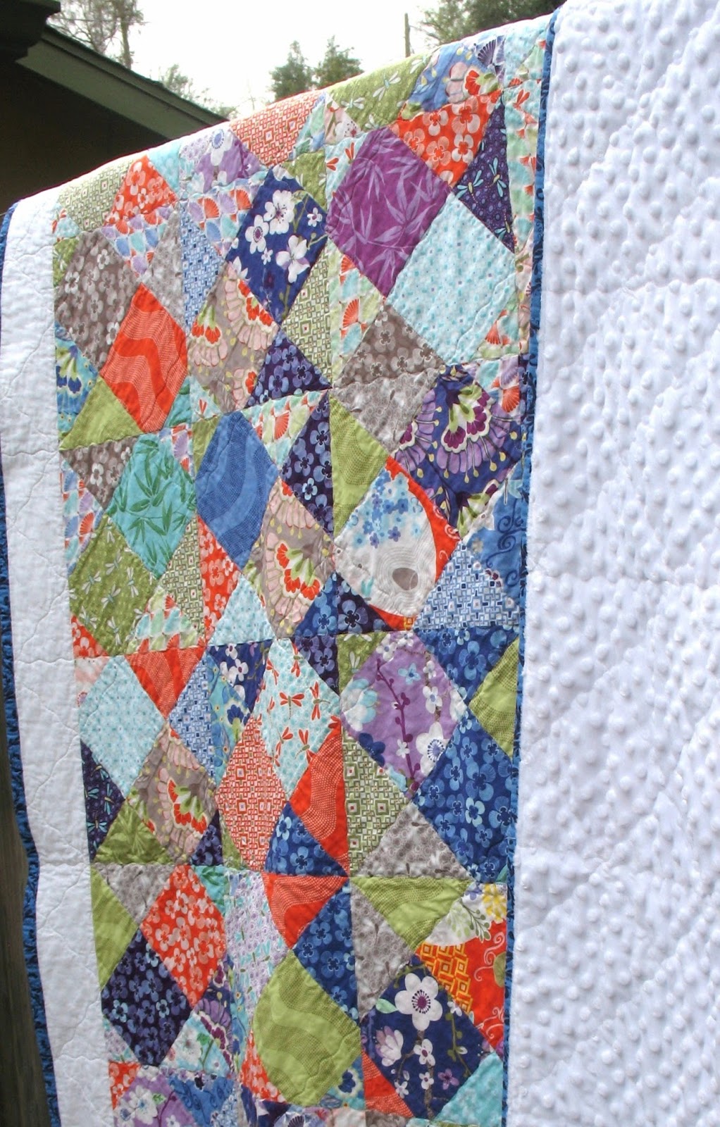 Ye Olde Sweatshop: Diagonal 9 Patch Quilt in Good Fortune (#71)