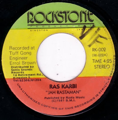 Seja bem vindo: Ras Karbi - Jah Rastaman "7inch" (1981)