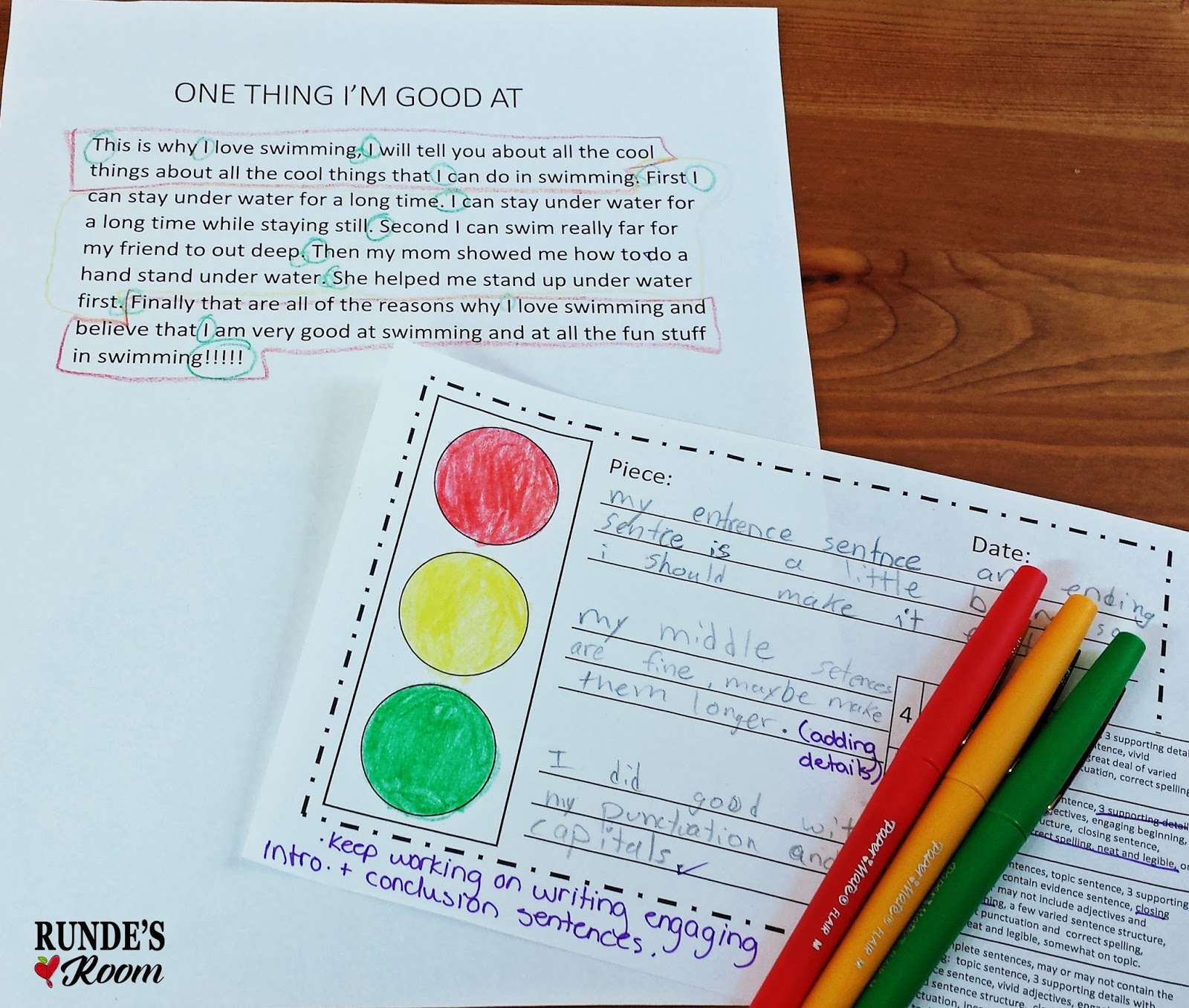Getting Students to Reflect on Their Writing | RUNDE'S ROOM