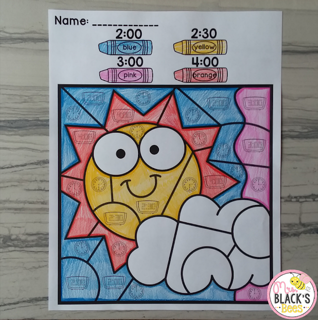 Color by Code Activities- Plus a FREEBIE | Mrs. Black's Bees