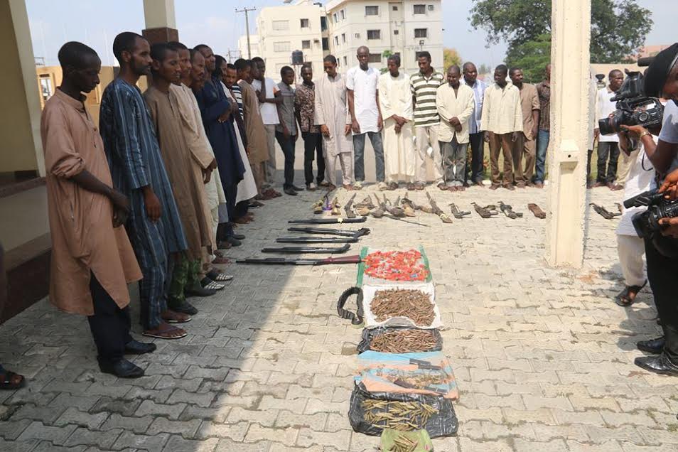 Photos: Nigerian police officers arrested for aiding and abetting ...