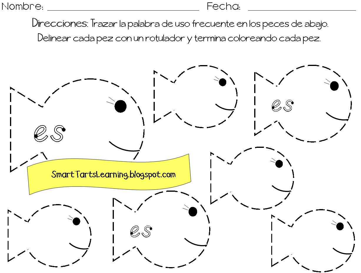 SmartTartsLearning: My First Spanish Post A Fishy Bundle... Olé!!