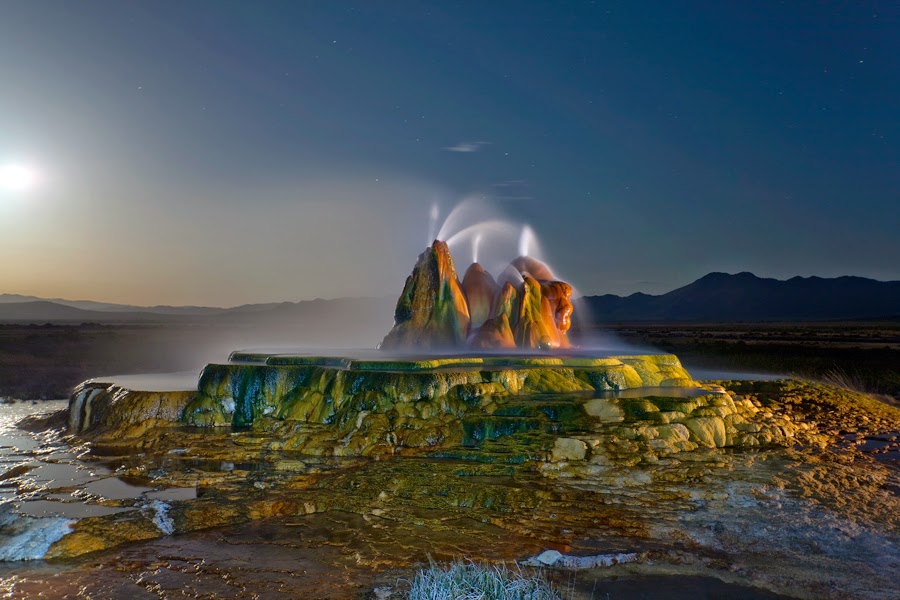 GEOLOGIA! y sus grandes maravillas!!: FLY GEYSER ( Nevada EE.UU)