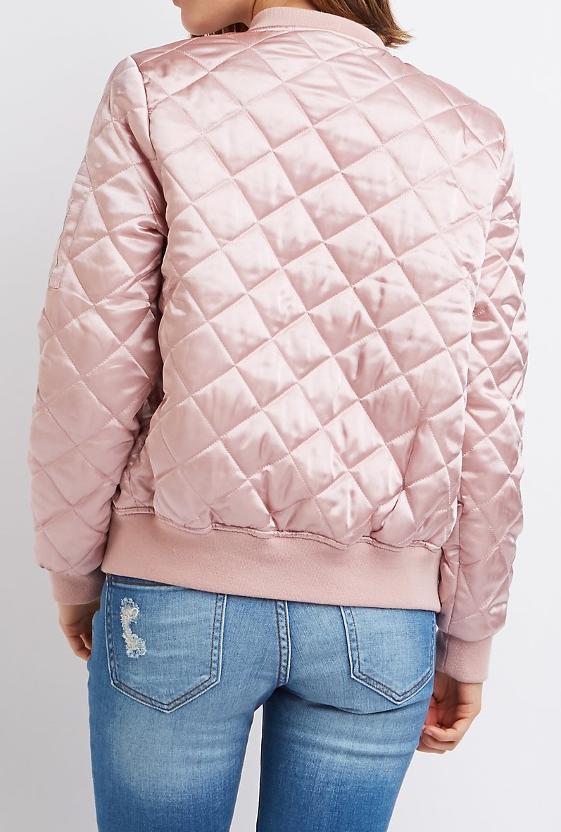 Sonya64blog: Autumnal Finds: pink quilted bomber jackets