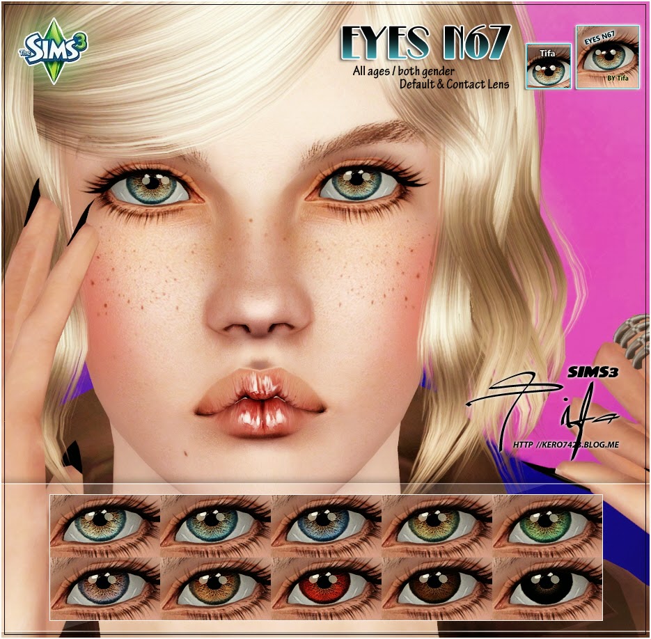 My Sims 3 Blog: Eyes N67 by Tifa