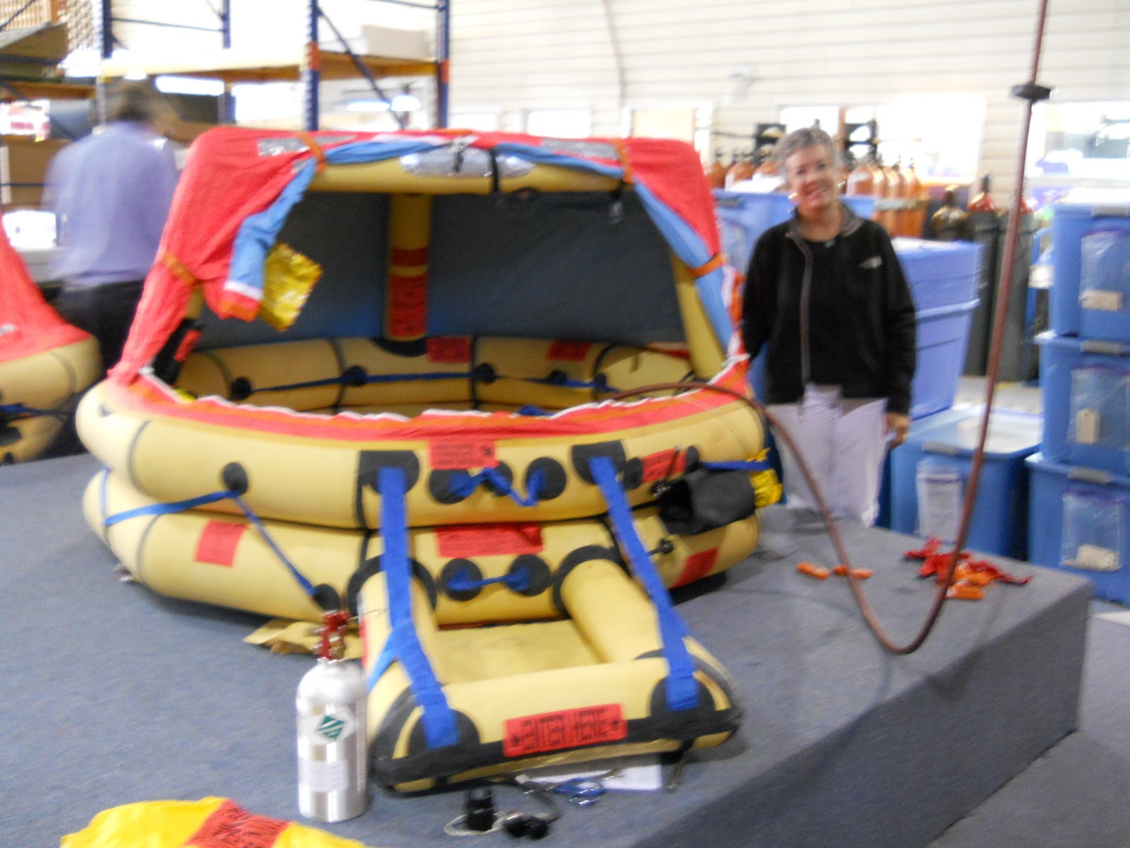 The Adventures of S/V Jupiter's Smile: Winslow Life Raft Re-Certification