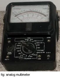 Introduction to Analog and Digital MULTIMETERs - Electronics Notes
