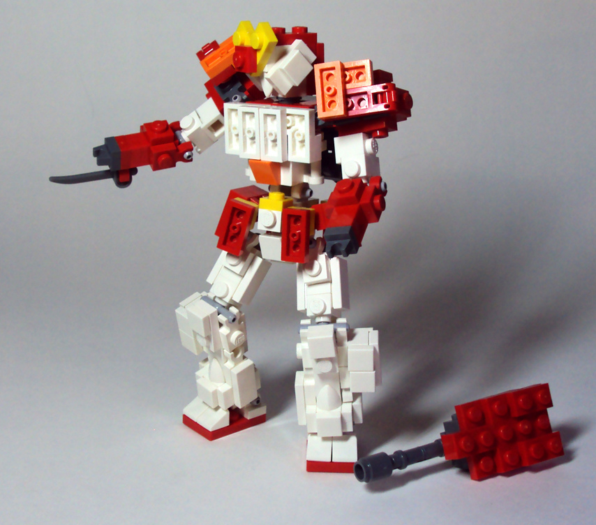 LEGO Microscale Wing Gundam Series builds