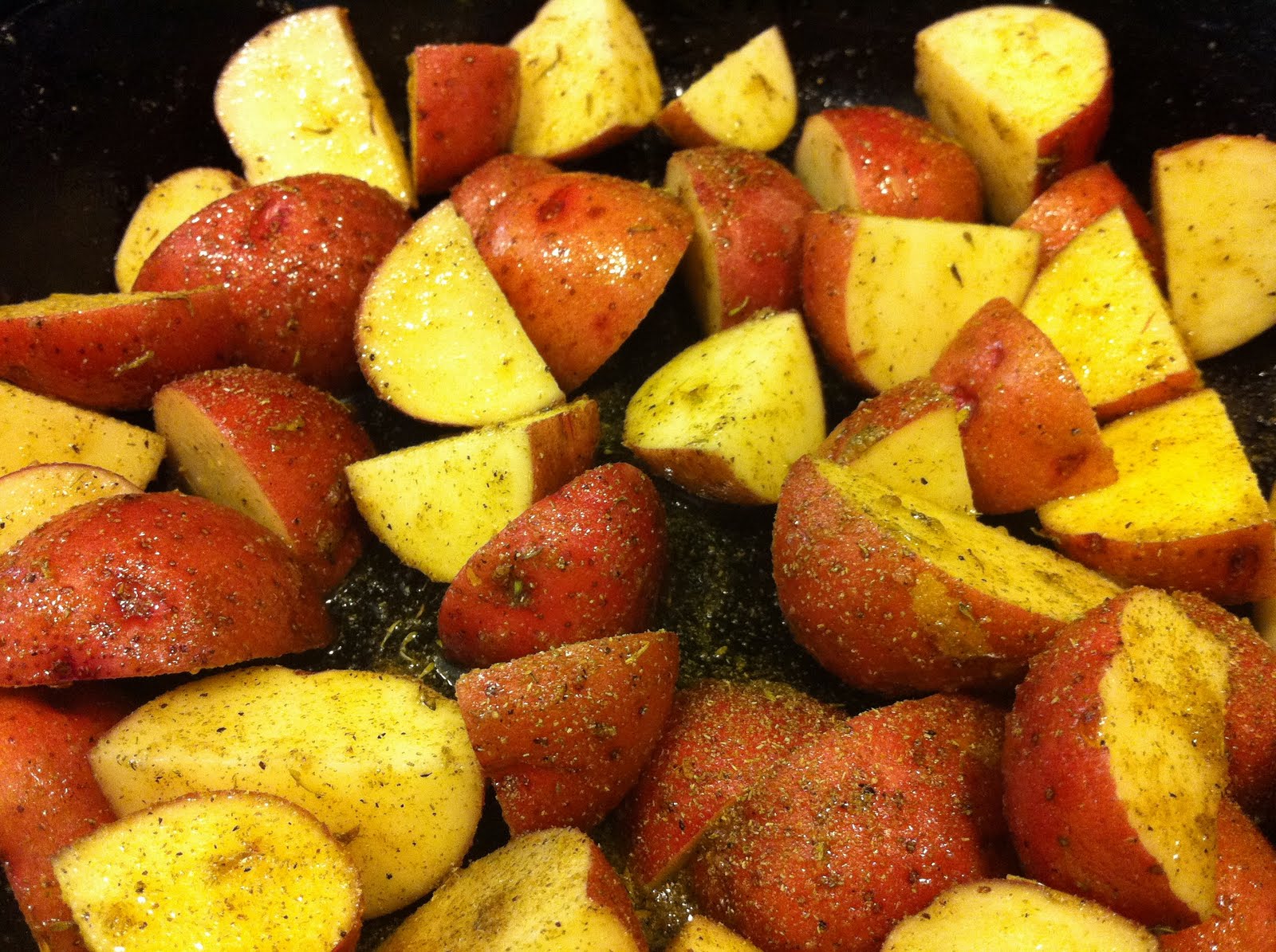 Kitchen and Craft Adventures: Spice Cabinet Roasted Red Potatoes