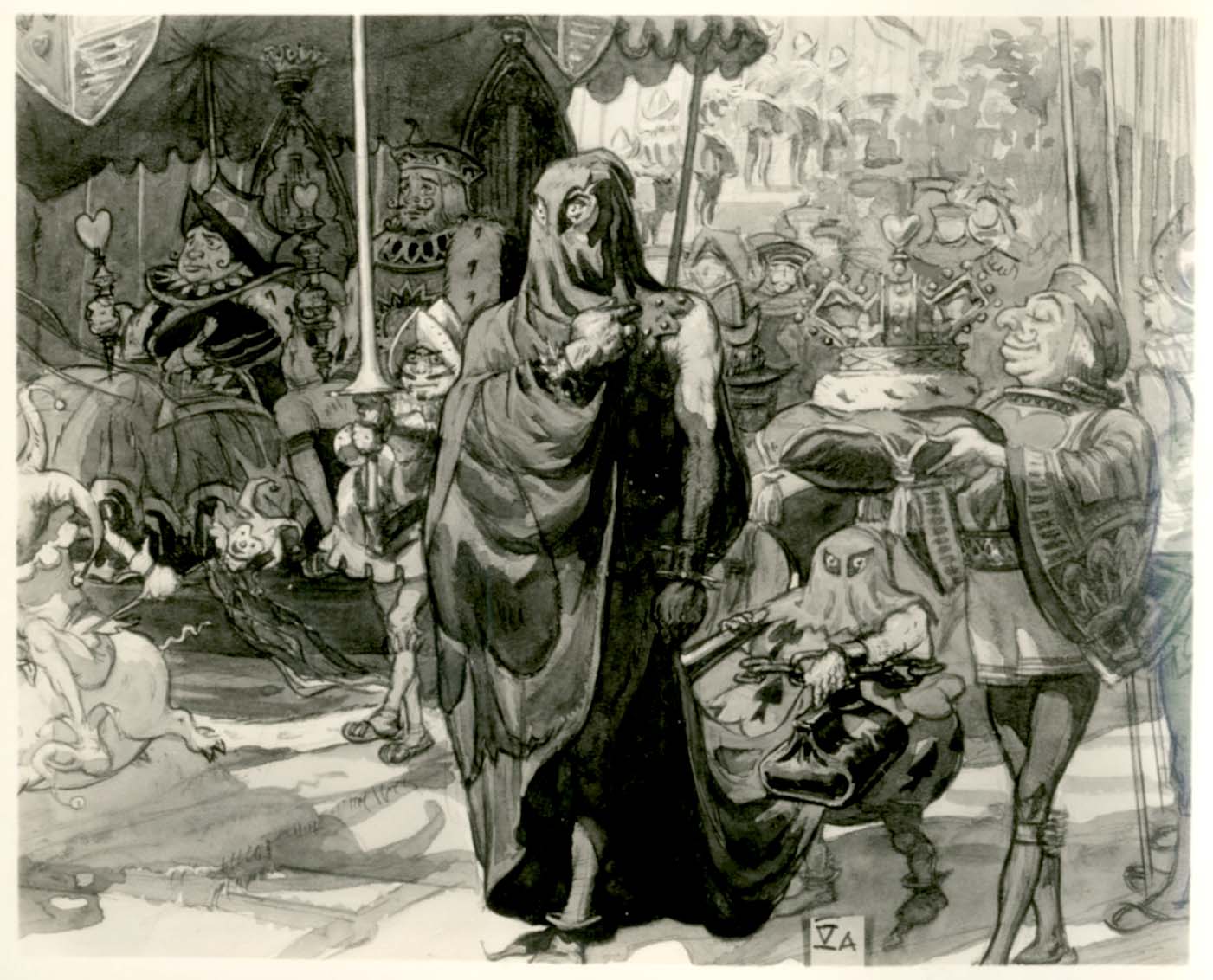 Vintage Disney Alice in Wonderland: David Hall Story Art Stills - The ...