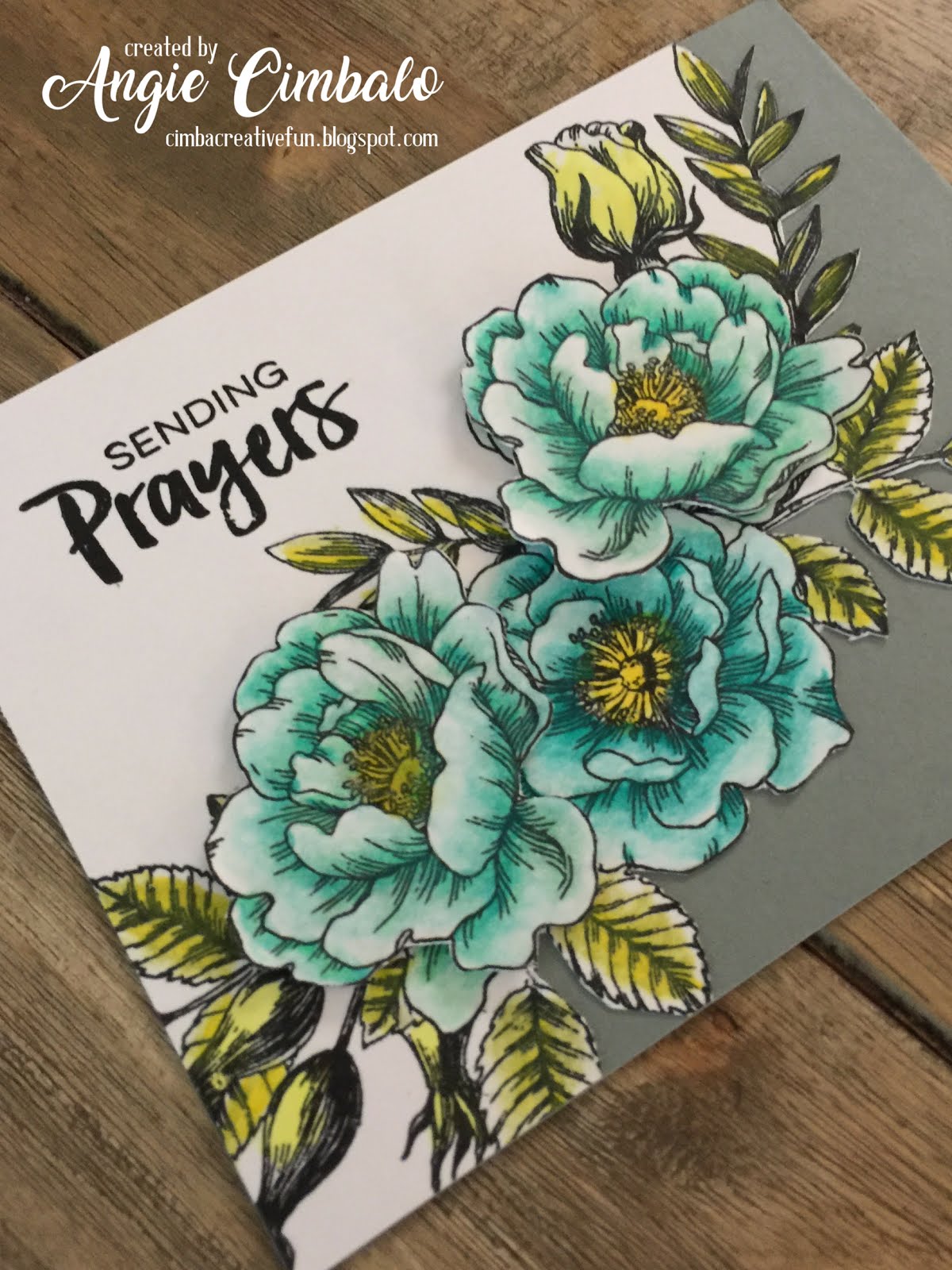 Cimbacreativefun: Sending Prayers with Beautiful Flowers