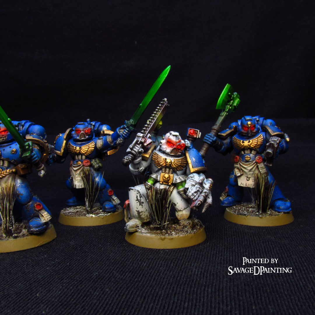 SavageDPainting: Space Marines Command Squad