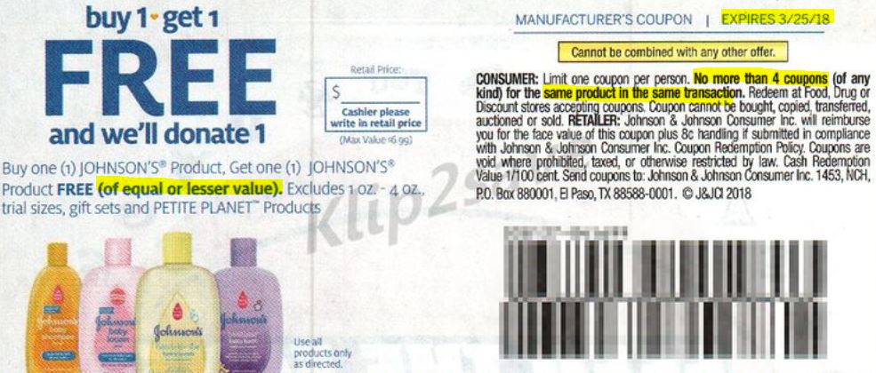 New BOGO Free Johnson's Baby Coupon and Deals at CVS! (3/11-3/17) | CVS ...