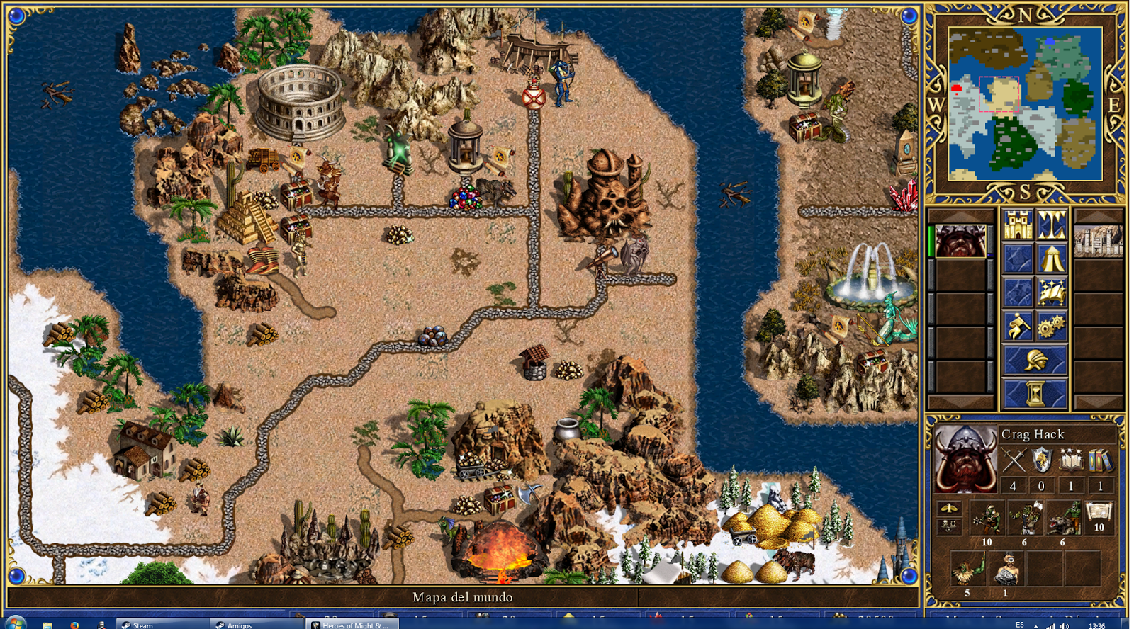 Héroes III HD mapas