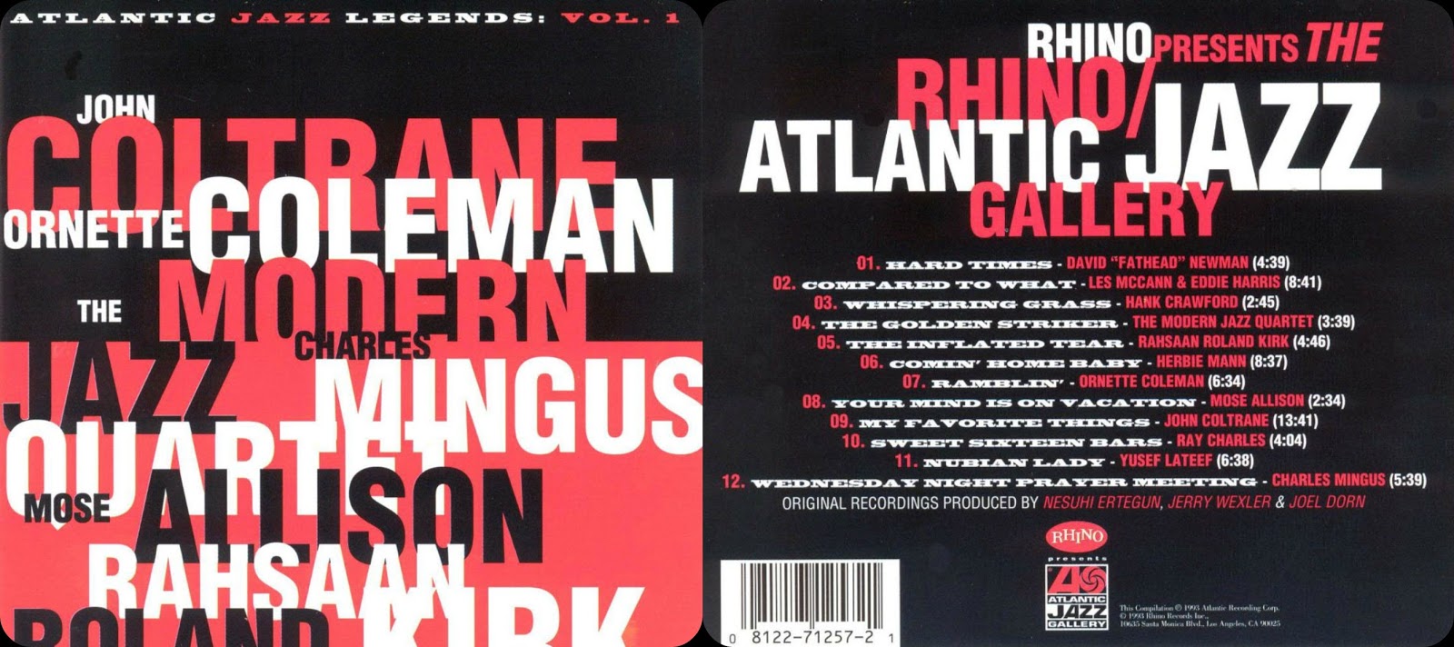 The Hideaway: Rhino's Jazz Compilation Week: ATLANTIC JAZZ GALLERY ...