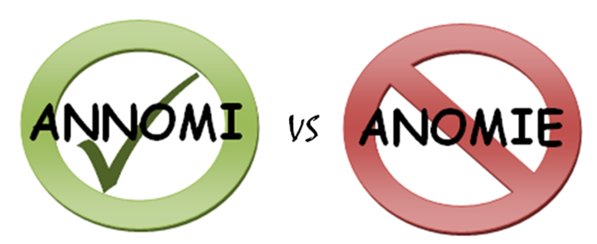 Tetapi yang saya bicarakan di sini adalah ANNOMI, bukan anomie.