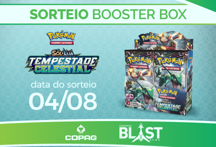 Sorteio Booster Box Tempestade Celestial