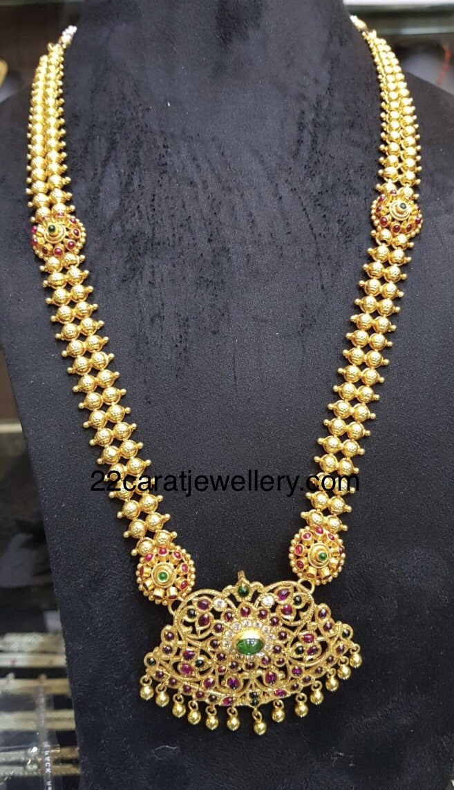 Light Weight Antique Long Chains in Silver - Jewellery Designs