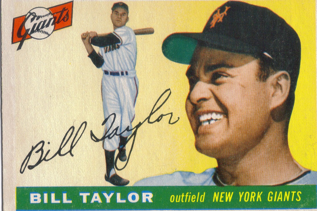 1954 World Champion New York Giants Pinch Hitter: Billy Taylor (1954-1957)