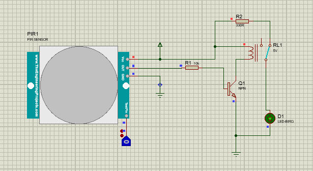 Praktikum Elektronika dan Sistem Digital: Rangakain Sensor PIR Sederhana